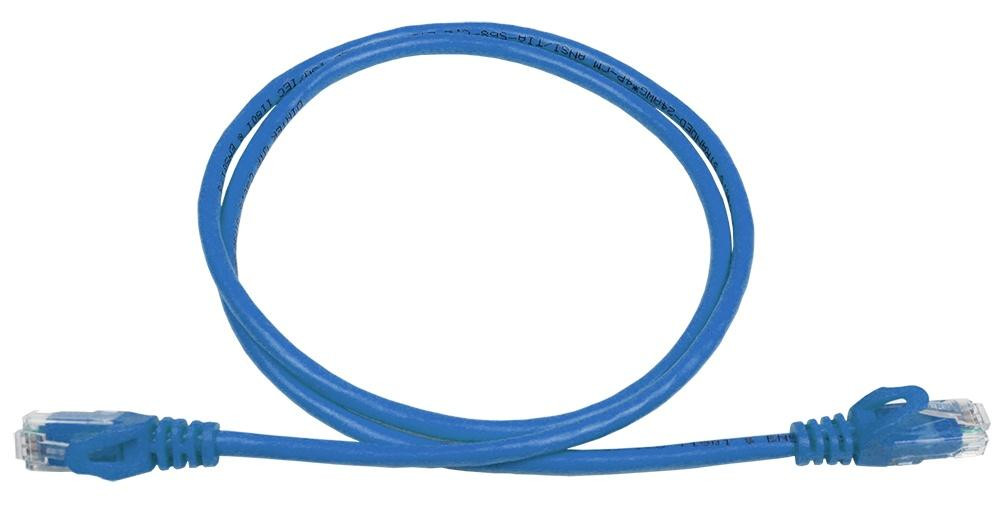PowerMAX Blue Cat.6 U/UTP T568B Patch Cord (PVC) - with Divider