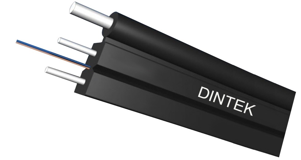 FTTH 2 Core Outdoor Aerial Flat Drop Cable